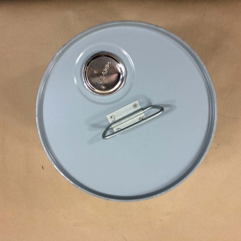 3.5 Gallon Grey Steel Closed Head (Tight Head) Pail or Drum | Yankee ...