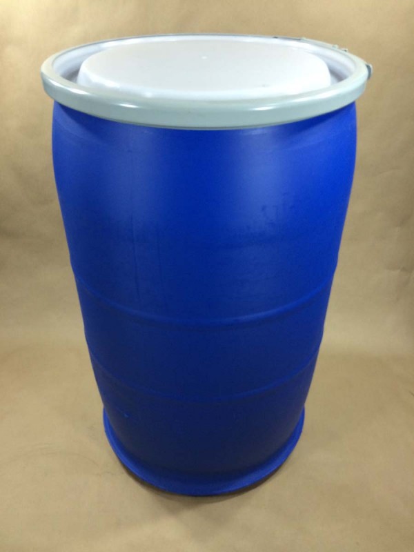 30 Gallon Open Head Plastic Drum (VAN30BLNA) | Yankee Containers: Drums ...