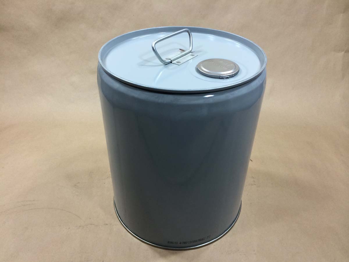 3.5 Gallon Grey Steel Closed Head (Tight Head) Pail or Drum | Yankee ... 3.5 Gallon Grey Steel Closed Head (Tight Head) Pail or Drum | Yankee ...
