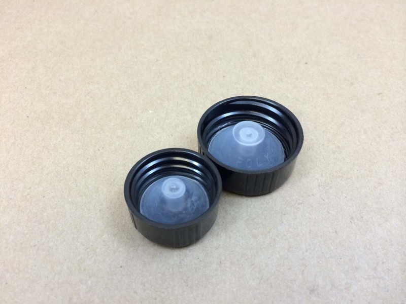 Black Phenolic Cone Caps- underside | Yankee Containers: Drums, Pails ...