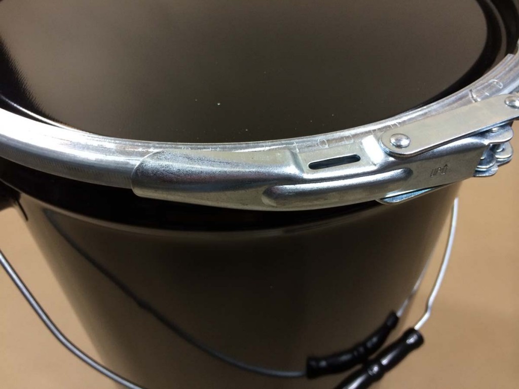 lever lock ring on steel pail | Yankee Containers: Drums, Pails, Cans ...