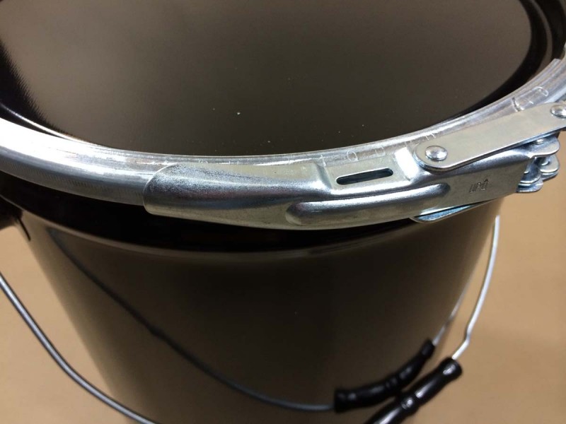 lever lock ring on steel pail | Yankee Containers: Drums, Pails, Cans ...