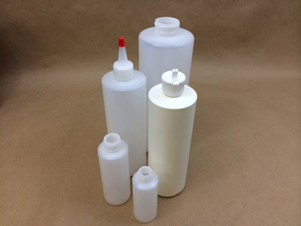 Plastic Cylinder Bottles (Caps sold separately) | Yankee Containers ...