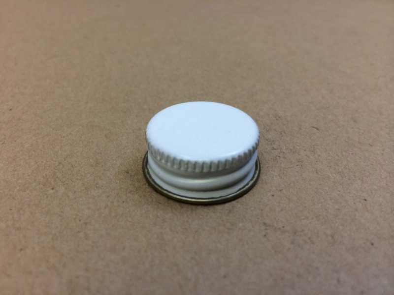 24mm 400 metal bottle cap pulp poly linter top view | Yankee Containers ...