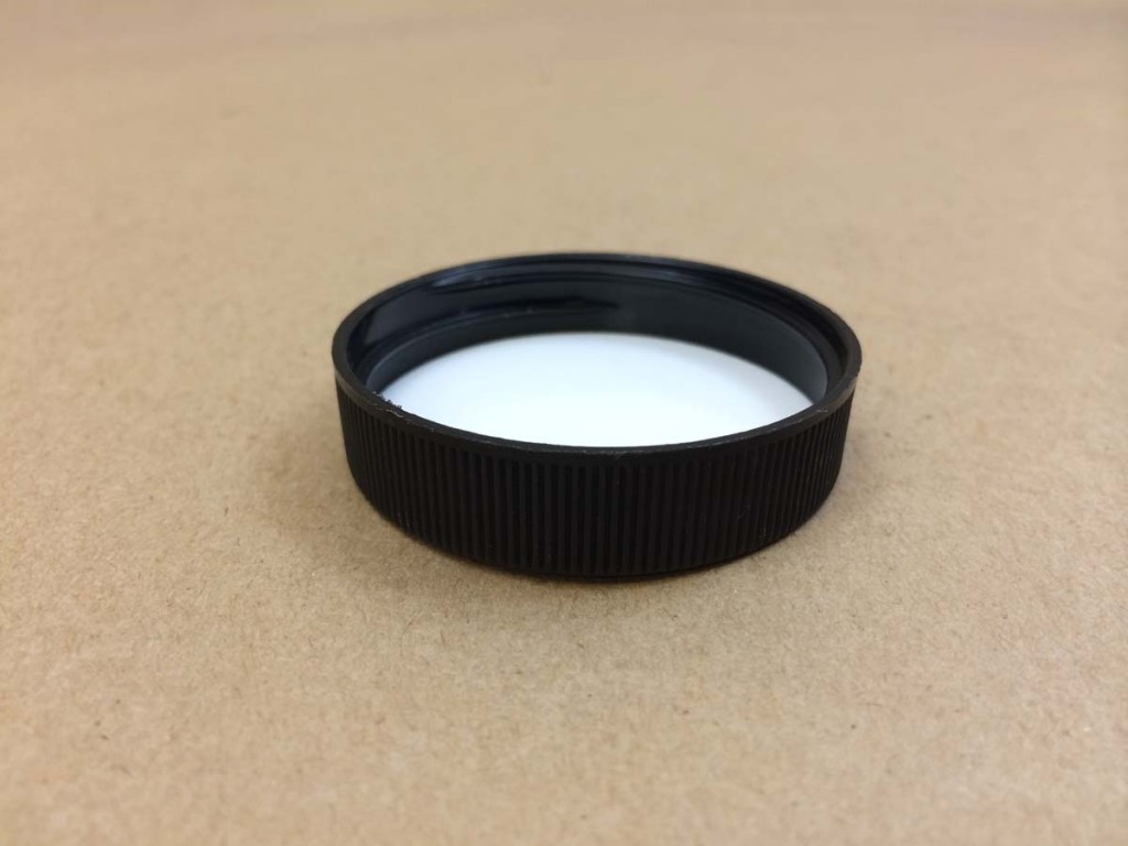 45mm 400 black foam poly lined plastic cap | Yankee Containers: Drums ...