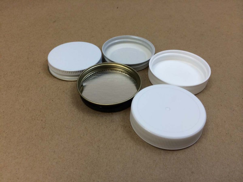 48mm plastic and metal caps for jars bottles and jugs | Yankee ...