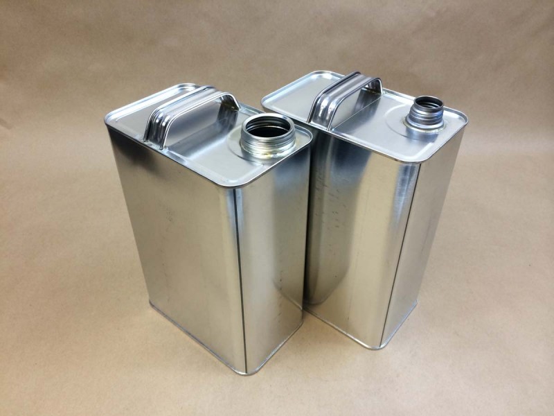 Tinplate Oblong F Style Cans with Alpha Caps and/or Beta Caps | Yankee ...