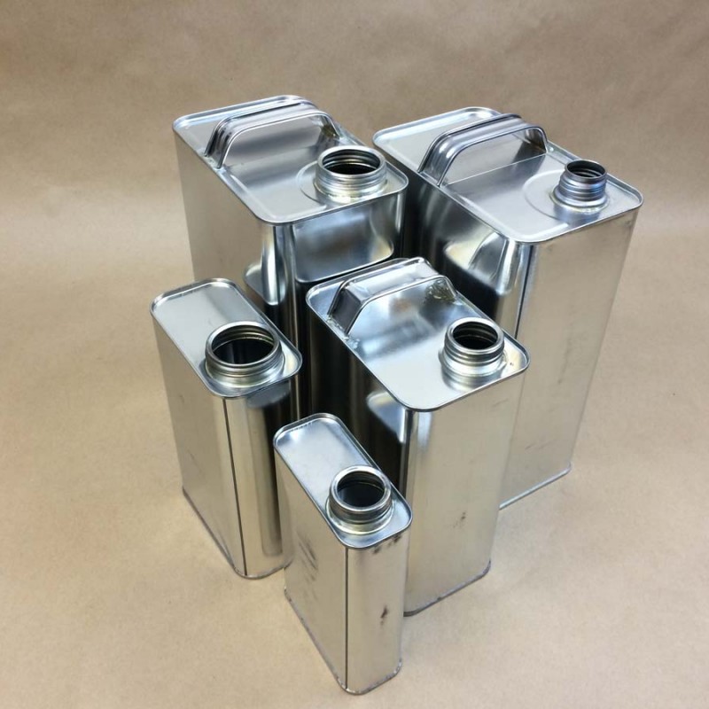 Tinplate Oblong F Style Cans with Alpha Caps and/or Beta Caps | Yankee ...