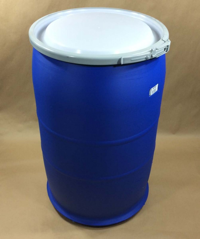 30 Gallon Open Head Plastic Drum with Locking Ring (VAN30BLNA) | Yankee ...
