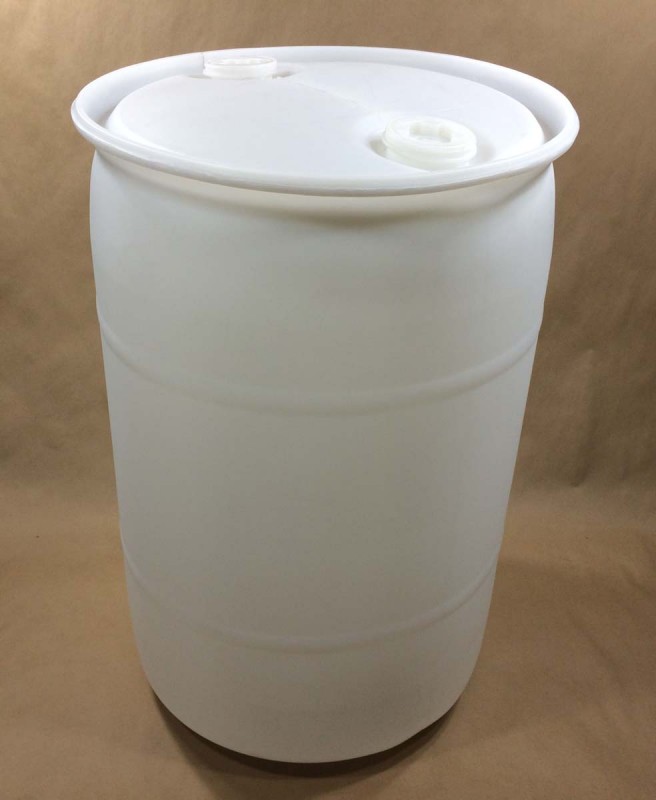 30 gallon closed top natural plastic drum ( SPP030CN00UL1) | Yankee ...
