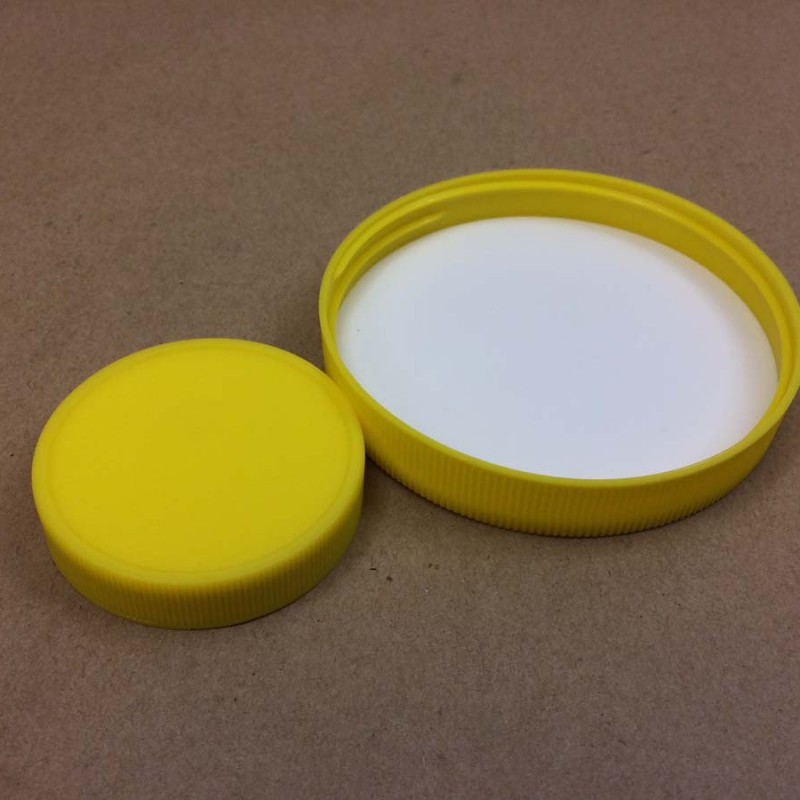 Yellow Plastic Caps | Yankee Containers: Drums, Pails, Cans, Bottles ...