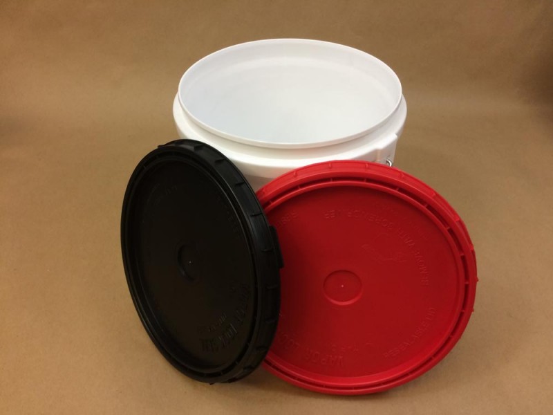 1 gallon vapor lock white with red and black covers | Yankee Containers ...