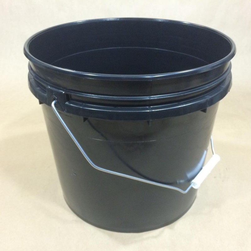 Black Plastic Buckets | Yankee Containers: Drums, Pails, Cans, Bottles ...